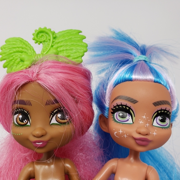 Toys | Mattel Cave Club Dolls Tella Blue Pink Hair Fernessa Pink Hair ...